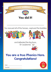 Printable Certificates of Achievement and Rewards - Phonics